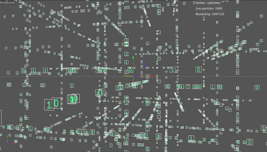 Binary Grid with X-Particles • helloluxx