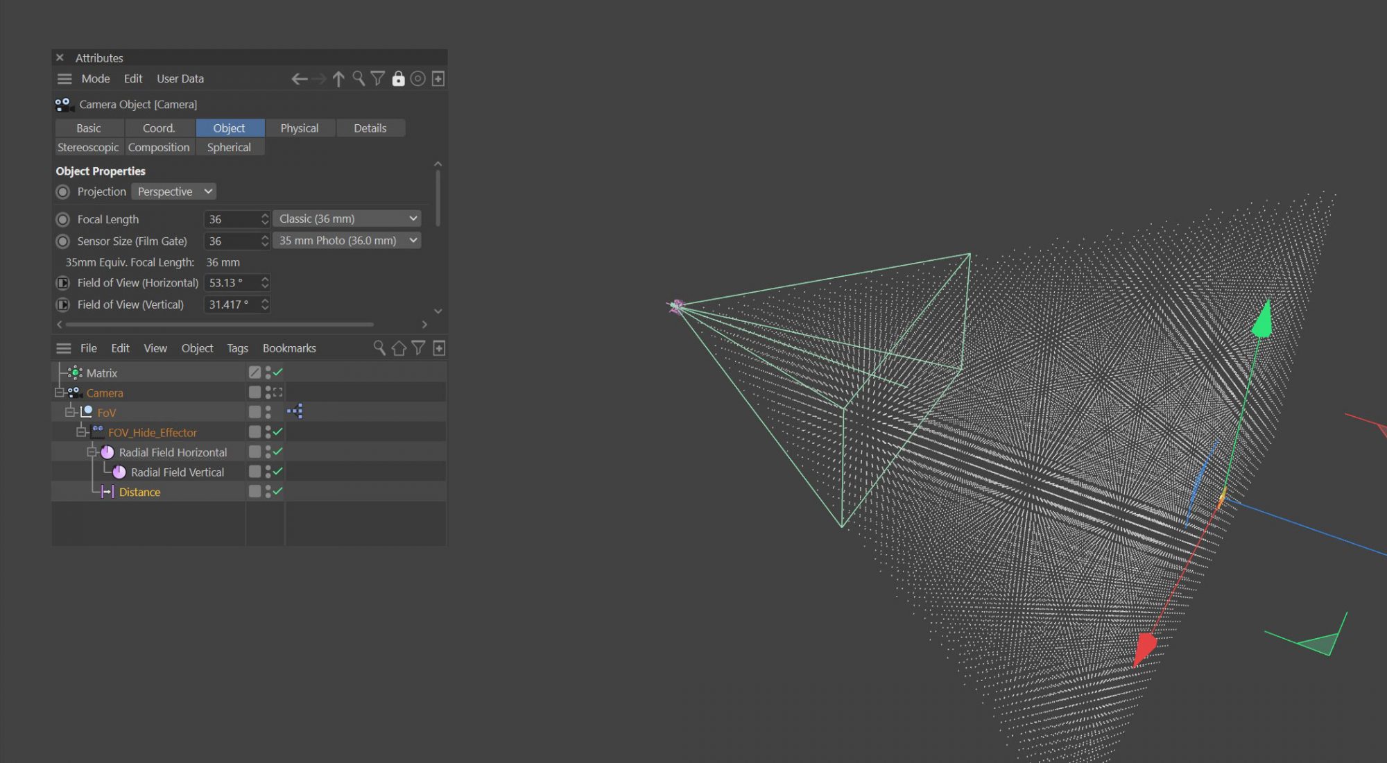 Cinema 4D FOV Effector • helloluxx