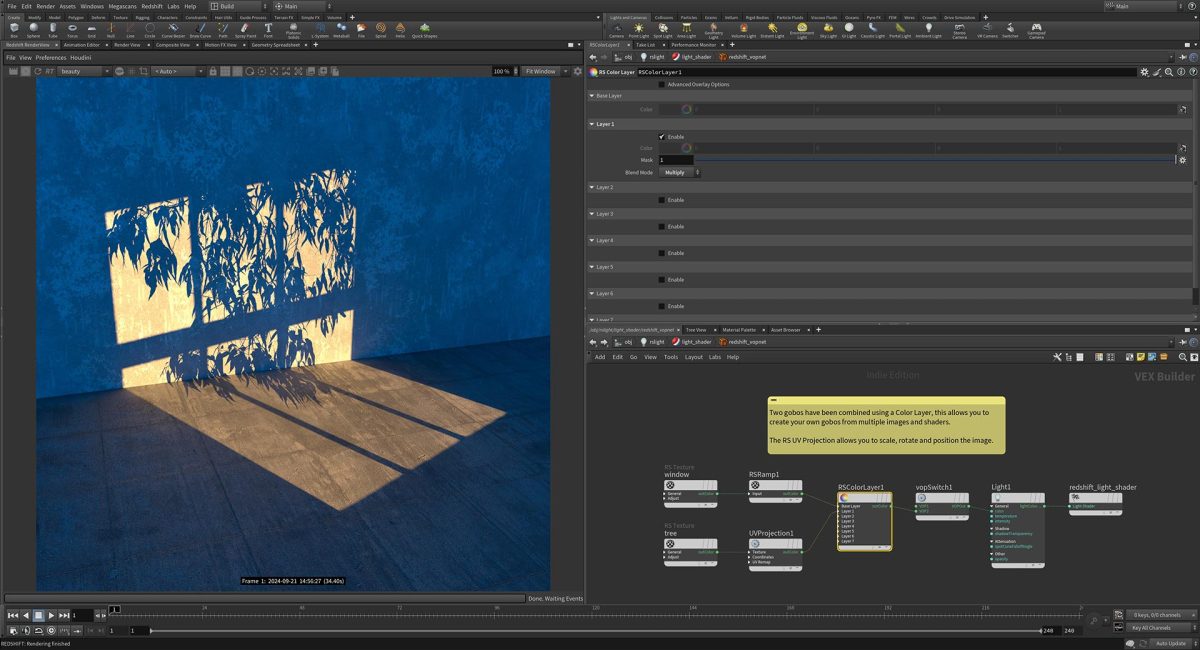 Using Gobos in Cinema 4D & Houdini • helloluxx